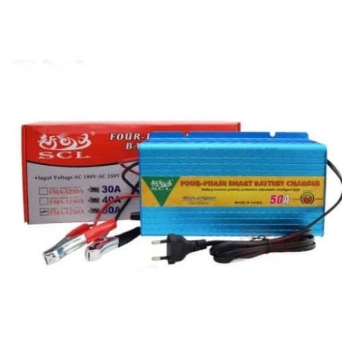 Battery Charger 12V 50A LifePO4 Battery Charger Trickle Charger Smart ...